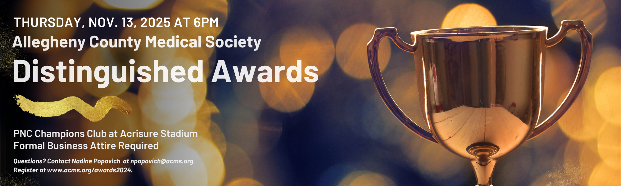 ACMS Distinguished Awards Program 2025 - Allegheny County Medical Society